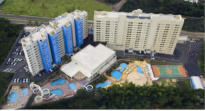 Maravilhoso Apart No Golden Dolphin Grand Hotel - Caldas Novas