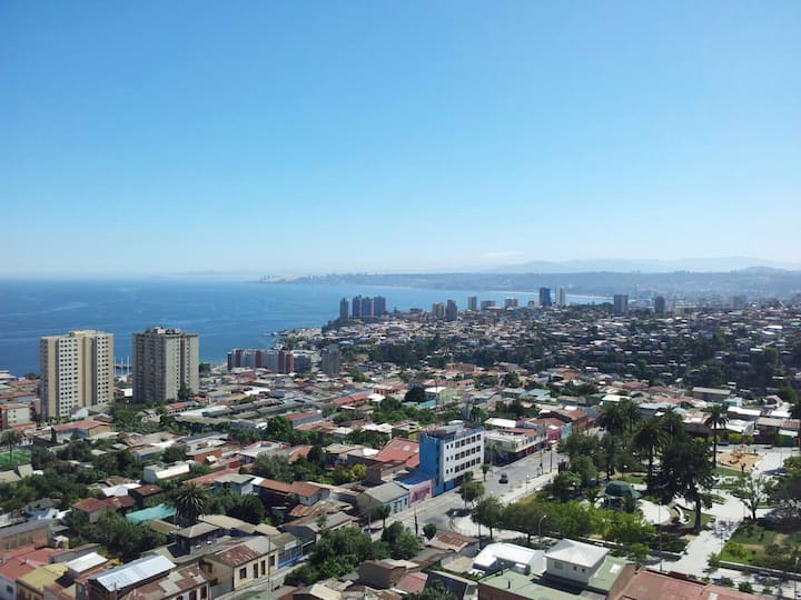 Departamento Full Vista Panoramica A Viña Del Mar - Valparaíso