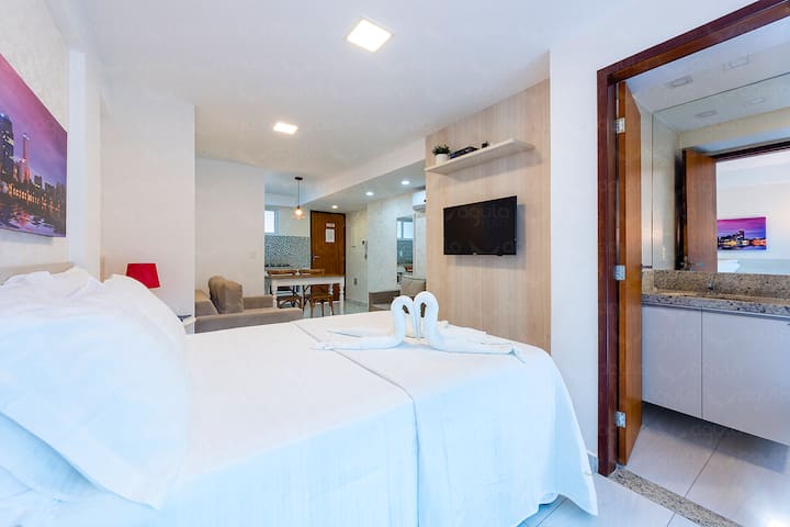 Flat Standard A 50m Da Praia De Ponta Negra 201 - Natal