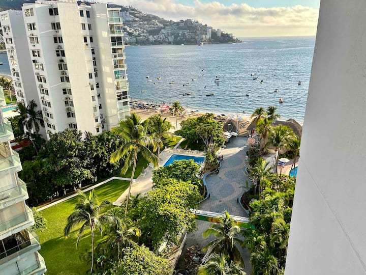 Apartamento En La Playa Con Vista Al Mar - Acapulco
