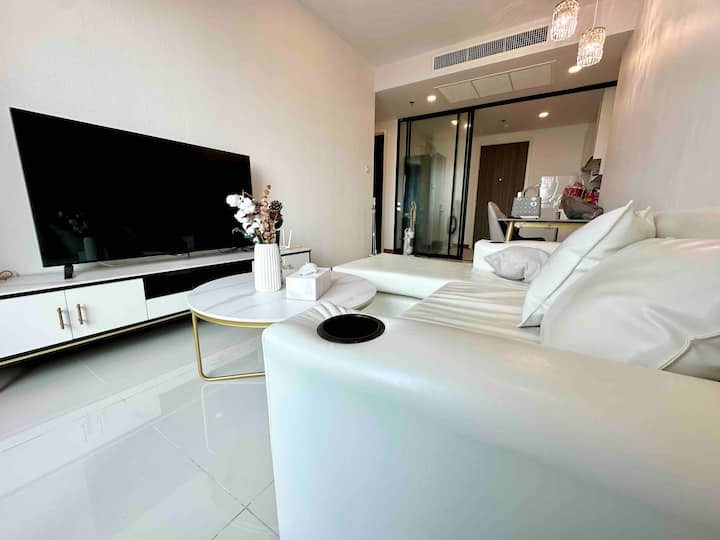 5mins Walk To Iconsiam High Floor 1br Bts Walkable - Bangkok