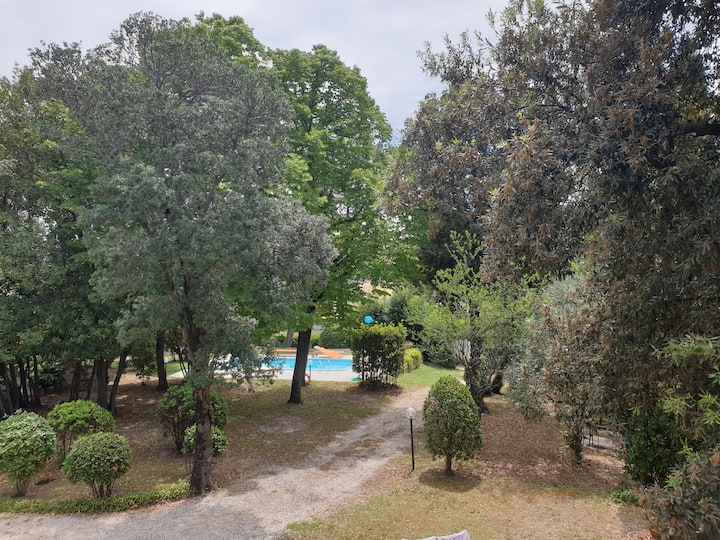 Villa Con Grande Giardino E Piscina - Falconara - Ancona