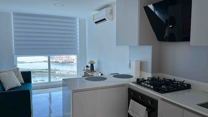 Increíble Apartamento Av Balboa Con Vista Al Mar - Panama