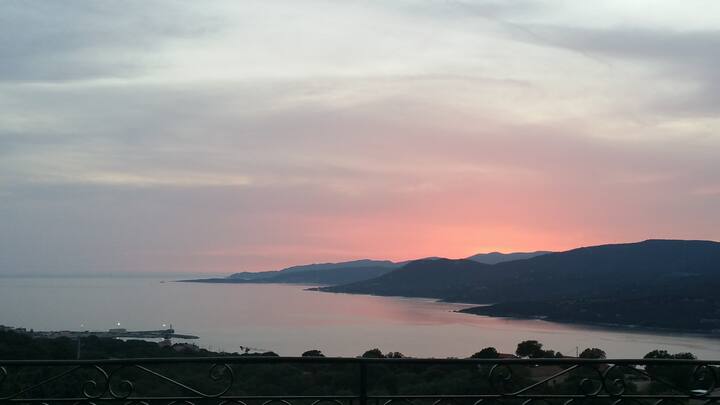 U Mare, Rez De Villa, Vue Panoramique Mer - Propriano