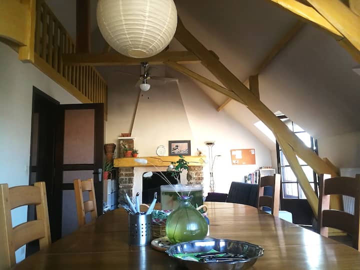 ⭐Chambre Privée (White) Dans Maison D'artistes⭐ - Saint-Amand-les-Eaux