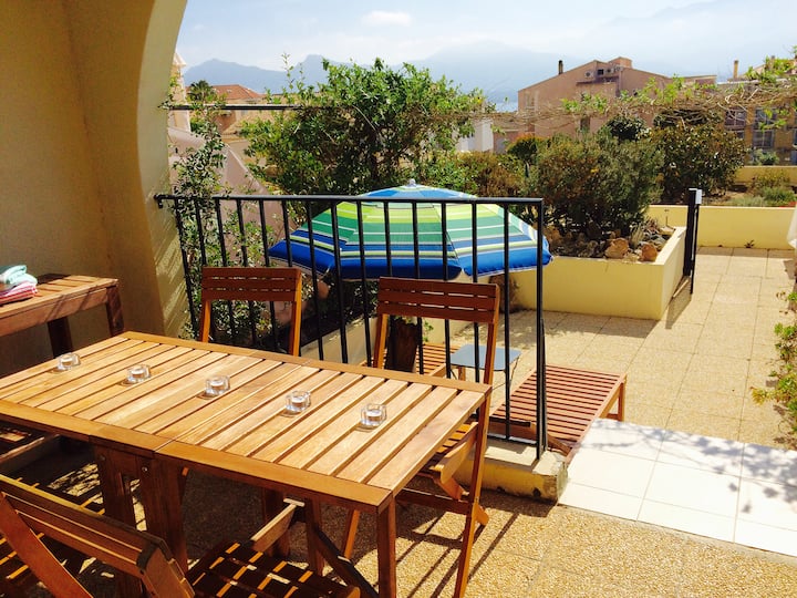 Studio De Standing Avec Loggia Et Terrasse - Calvi