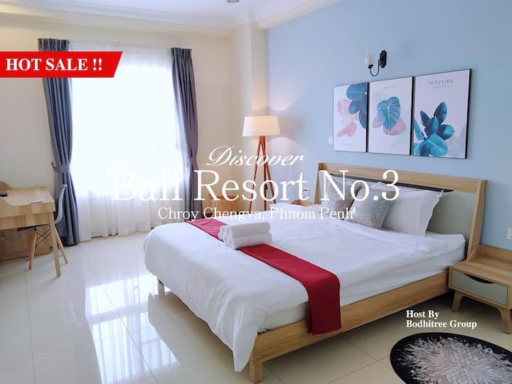 4.8 Top-rated | Cozy Riverview 1br Condo(pool&gym) - Phnom Penh