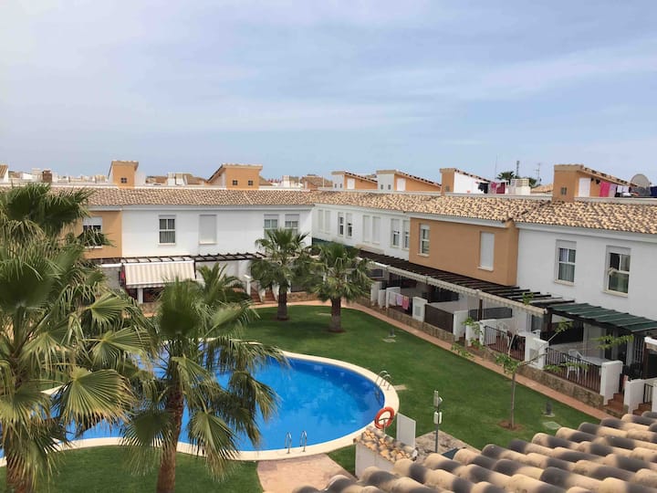 Casa Adosada Con Piscina Cerca De La Playa - Alcossebre