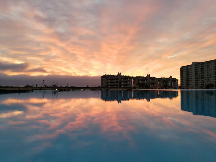 Depto. Laguna Bahía 2d-2b Wifi Estacion. Subte. 4p - Algarrobo