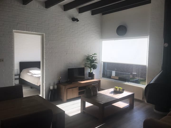 Sfeervolle Bungalow Zonnige Tuin Vlak Bij Strand - Lisse