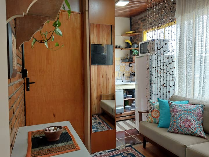 Kitnet Encantador 5 Com Varanda E Folhagens - Porto Alegre