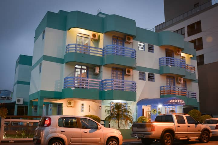 Hotel Dom Fish - Quarto Duplo. - Florianópolis
