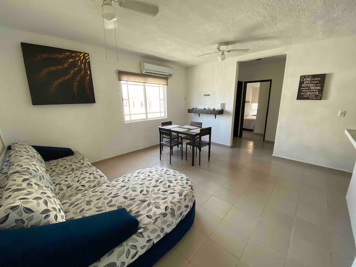 Bonito Departamento 2 Habitaciones 2 Baños. - Cancún