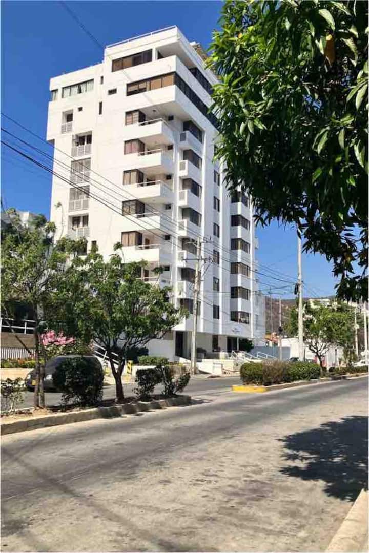 Hermoso Apto  A Dos Calles De La Playa - Santa Marta