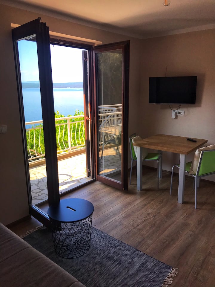 New Sea View Apartment Floor 1, Island Cres, Merag - Cres