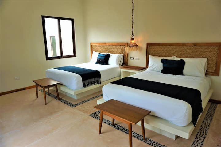 Excellent Quadruple Room Very Close To The Sea - Holbox
