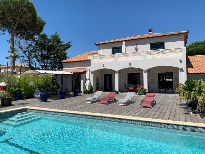 Villa Cap D'agde Avec Piscine Privée Sans Visà Vis - Marseillan