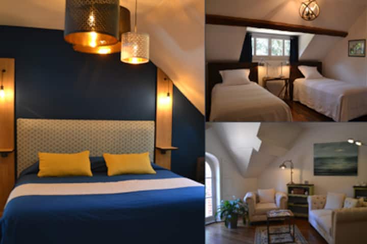 Grande Suite Familiale - G. Sand - 4 Personnes Max - Chaumont-sur-Loire