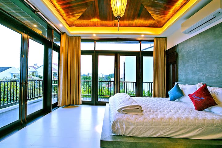 01 Bedroom Big Balcony 2nd Floor Apartment Hoian - Hội An
