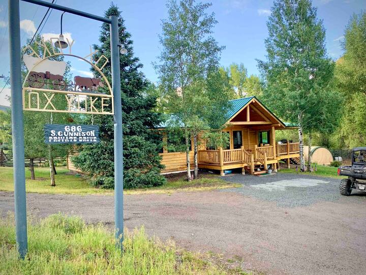 Newly Renovated
Ox Yoke Lodge
Riverfront 3/3 Cabin - Lake City, CO