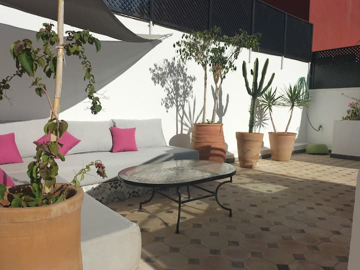Riad Agadir Avec Terrasse Toit - Agadir