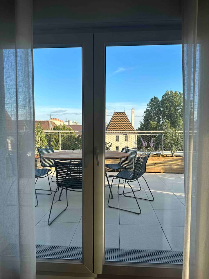 Le Gastro, Terrasse, Vue Imprenable Sur La Ville - Dijon
