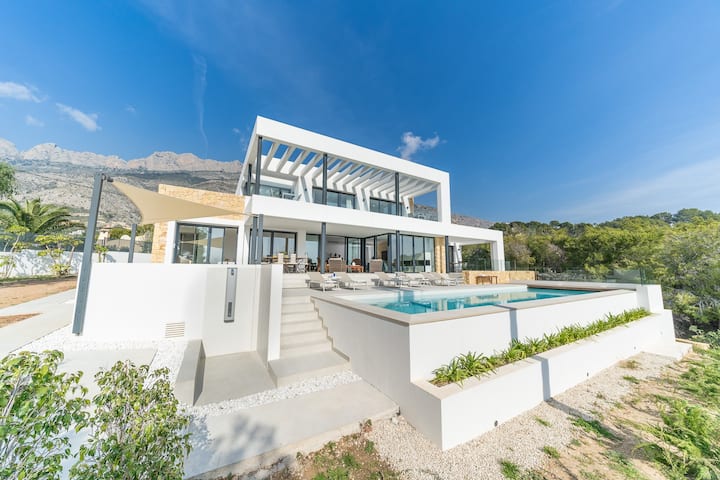Magnifique Villa Moderne Avec Vue Mer - Calp
