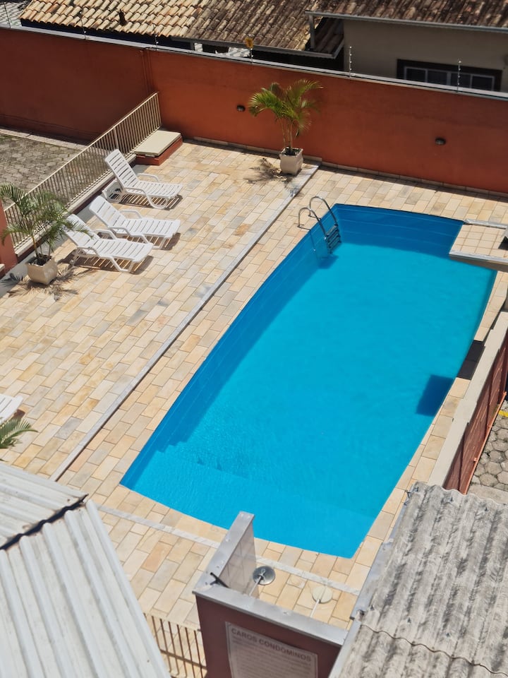 Apartento Aconchegante Com Vista Mar No Centro. - Caraguatatuba