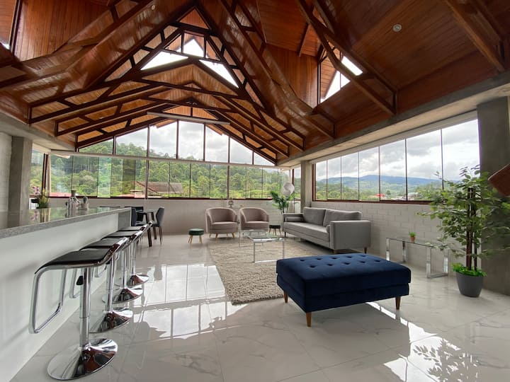 Amazing Loft 360° City View - Villa Rica
