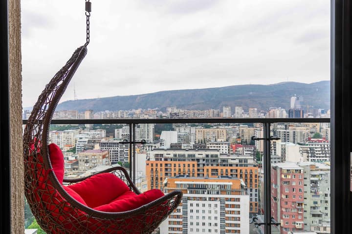 ⭐️ 20th Floor ⭐️3br ⭐️2bath ⭐️Balcony ⭐️View ⭐️ - Tbilisi
