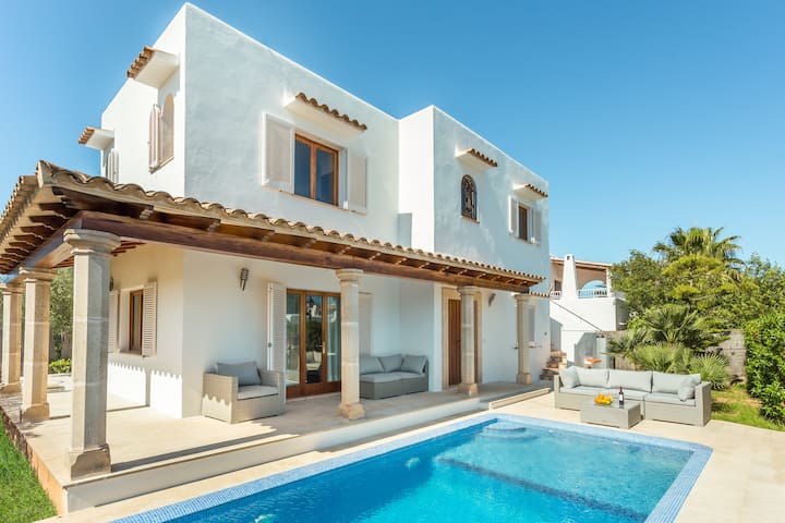 Villa  5min Fm Beach & Restaurants,bali Tiled Pool - Cala d'Or