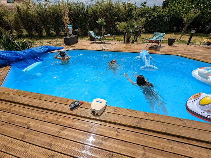 Villa Joly Avec Piscine - Jacuzzi Et 8 Chambres - ノルマンディー