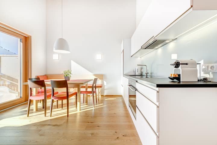 4 Zi App Mit Fichtenholz Mit Süd B, App 10 Haus 1 - Damüls