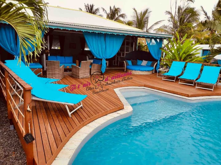 Ti T'air D'ailleurs / Location Maison 10-12 Pers. - Guadeloupe