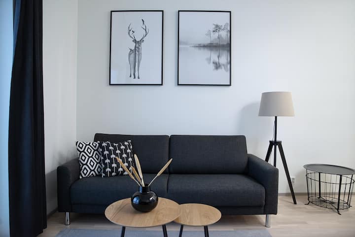 Jho - New 1br Apartment @ Marskinpuisto - Oulu