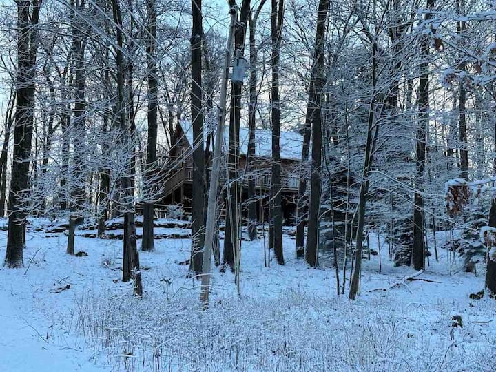 Pioneer Rock Cabin-private Log Cabin On 2 Acres - Pennsylvania