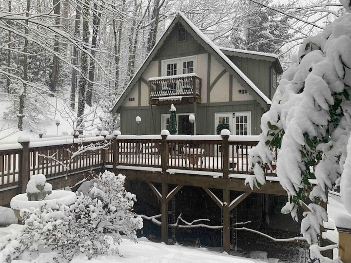Family Getaway*hot Tub*treehouse*big Pond - Maggie Valley, NC