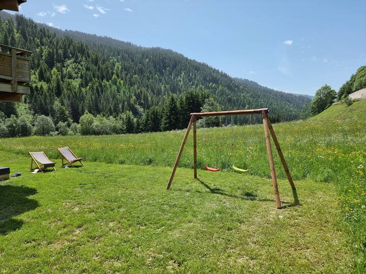 Bel Appartement Avec Jardin à 2min Des Pistes - La Giettaz
