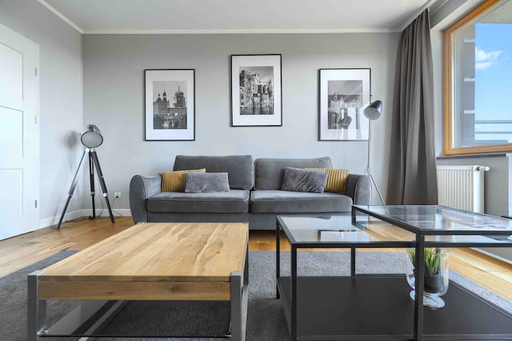 Penthouse With 3 Balconies For 8 Guests - 125 M2 - Stettin