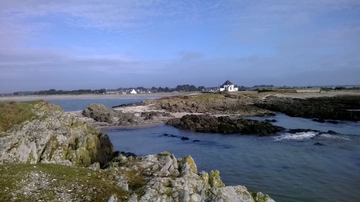 Plage Penvins 100m, Jardin, Spot Kitesurf   6 Pers - Morbihan