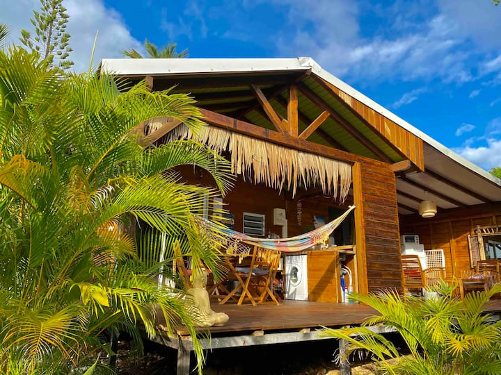 Bungalow Dd2  Accès Plage Piscine Spa Surf Clim - Guadeloupe