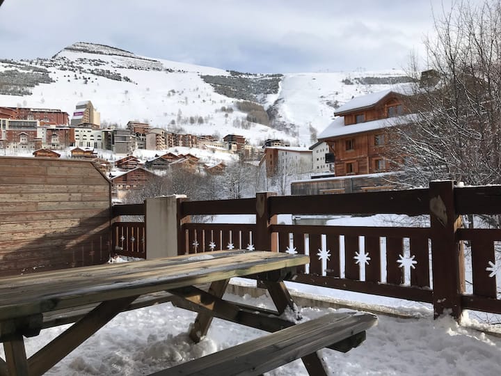 Appartement De Standing 1 Chambre, Grande Terrasse - Les Deux Alpes