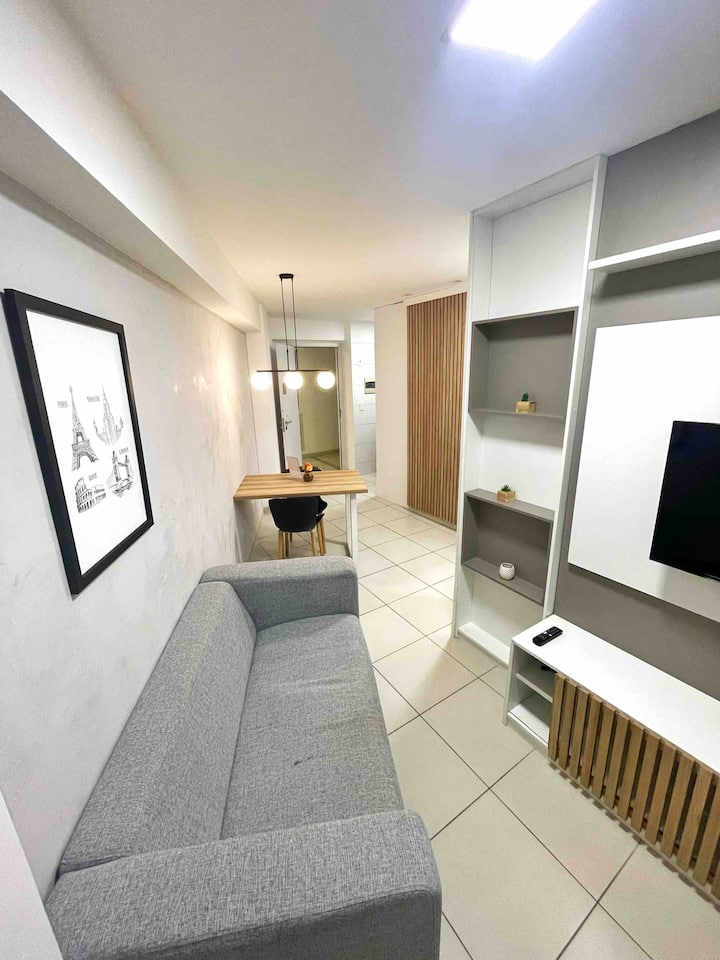 Sm 504 - Excelente Flat Padrão Beach Class - Recife