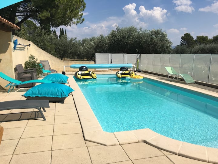Villa Climatisée 10 Couchages Piscine Privée Wifi - Aix-en-Provence