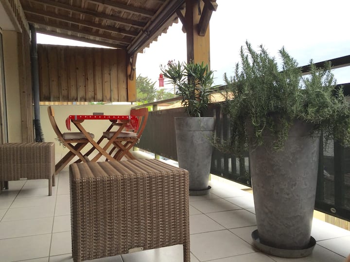 Grand Appartement T3 Plein Centre Cap Ferret - Cap Ferret