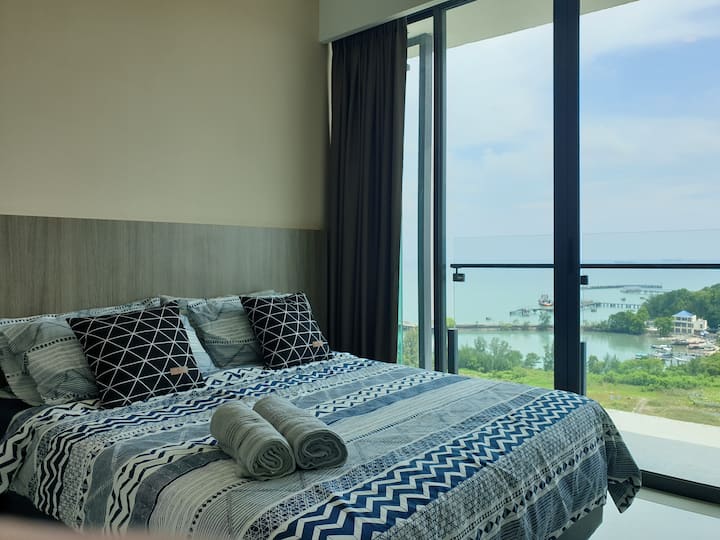 Pd Waterfront 2br Seaview Sunset With Smart Tv - Port Dickson