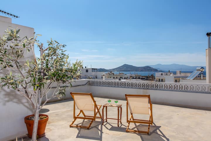 Terrace Studio, Sea View - Naxos
