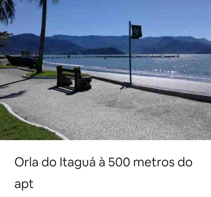 Lindo Apartamento Pertinho De Tudo Com Piscina - Ubatuba