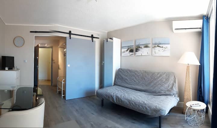 Studio Cabine Wifi Et Clim - La Grande-Motte