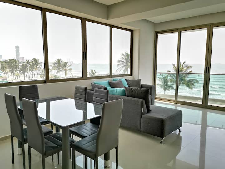 Departamento Confortable Frente Al Mar. - Veracruz